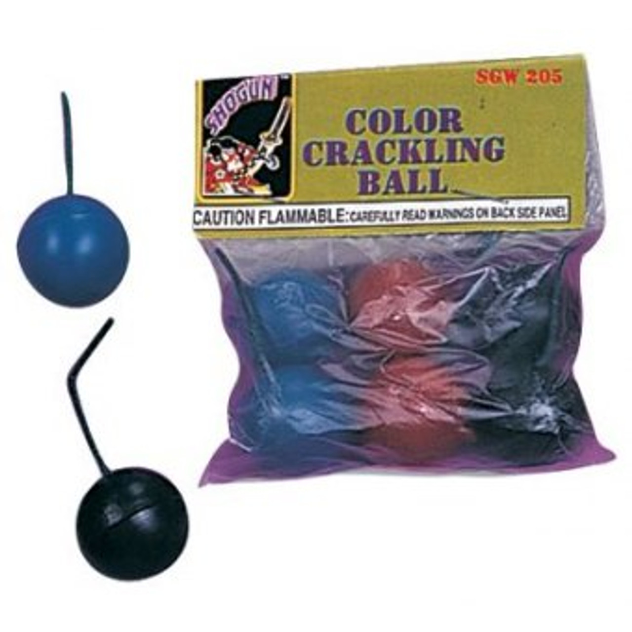 12 PACKS w/6 SHOGUN CRACKLING BALLS: Nhpyro.com