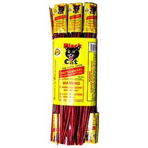 BLACK CAT BOTTLE ROCKETS with reports: Nhpyro.com